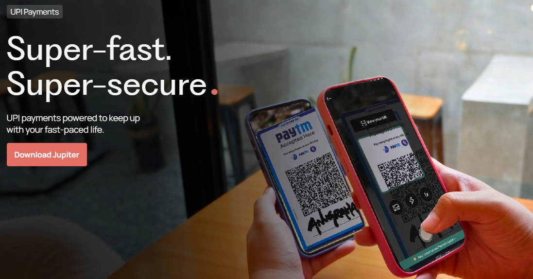 Jupiter - Fast, Secure UPI Payments with Rewards